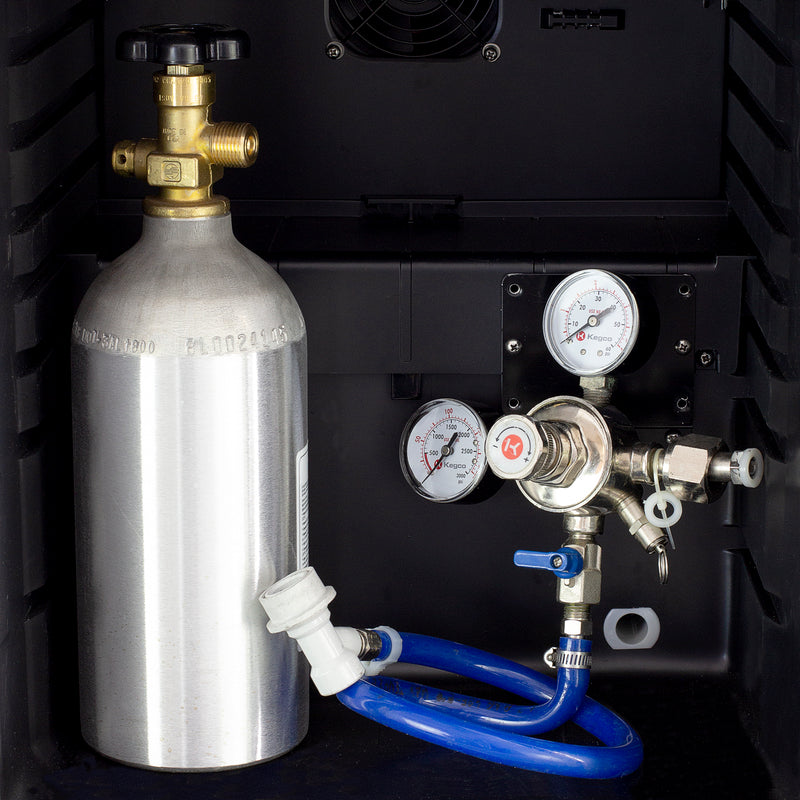 HK-46-DB Single Tap Digital Draft Beer Mini Kegerator - Black