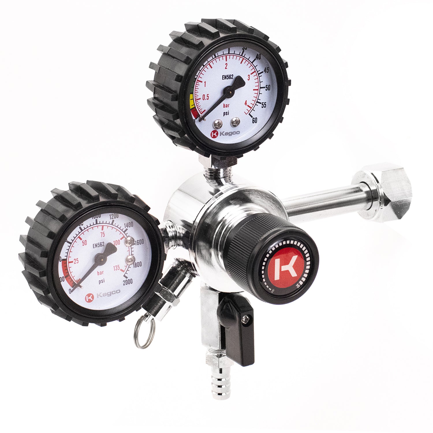 Kegco Premium Dual Gauge Two Stage CO2 Draft Beer Regulator