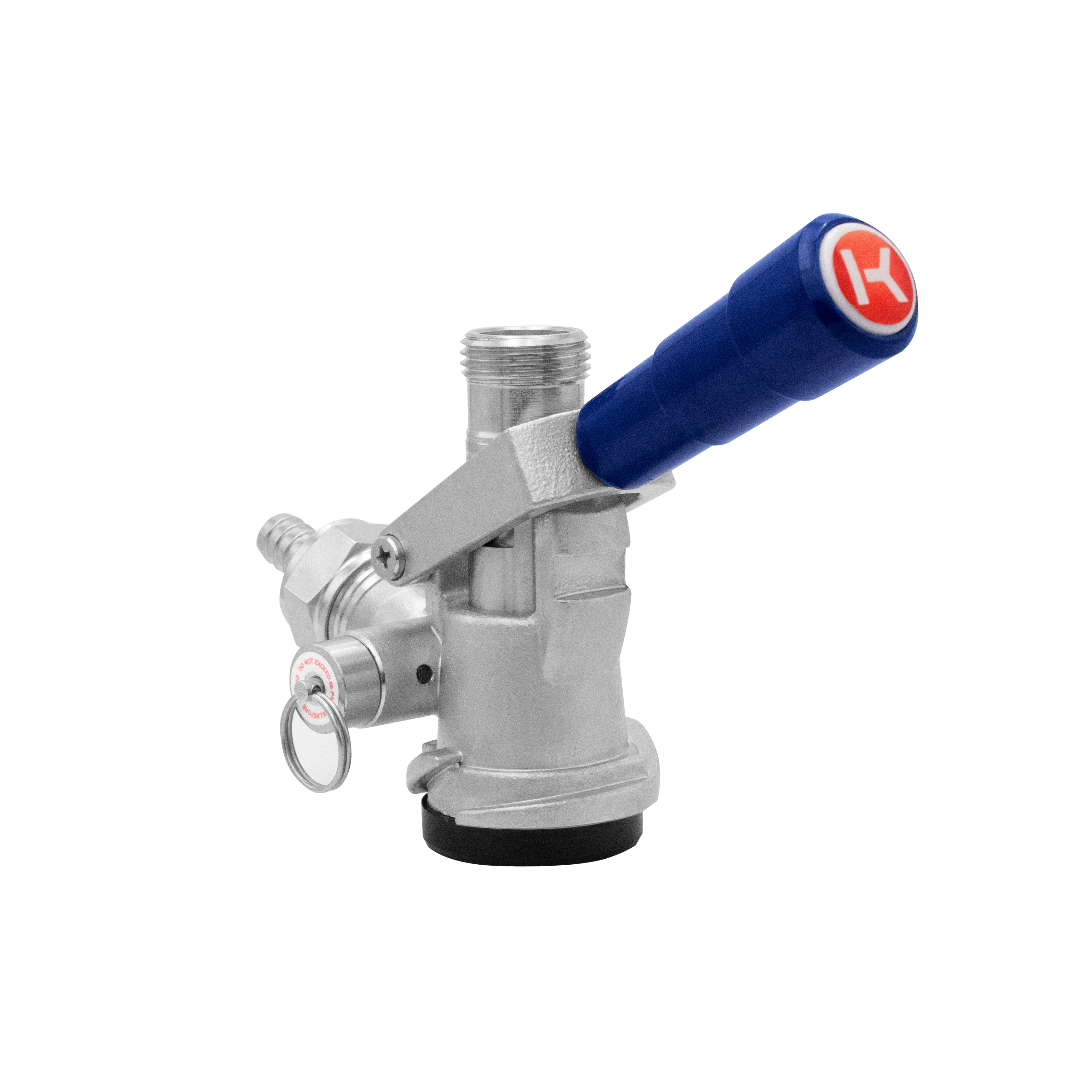 D System Keg Tap - Blue Lever Handle